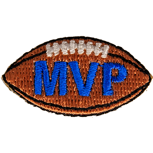 MVP Football Award Patch | Football Awards for Kids | Hurrah Awards