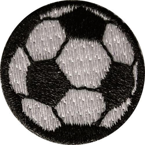 Black Soccer Ball Award Patch | Soccer Awards for Kids | Hurrah Awards